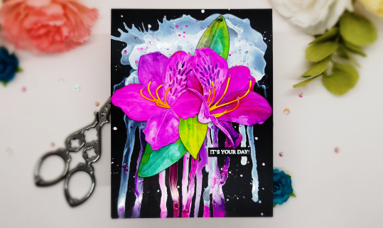 Alcohol Inks With Layering Die Set